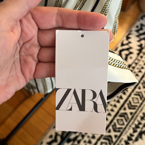 Zara | Tops | Nwt Zara Nautical Rope Blouse | Poshmark